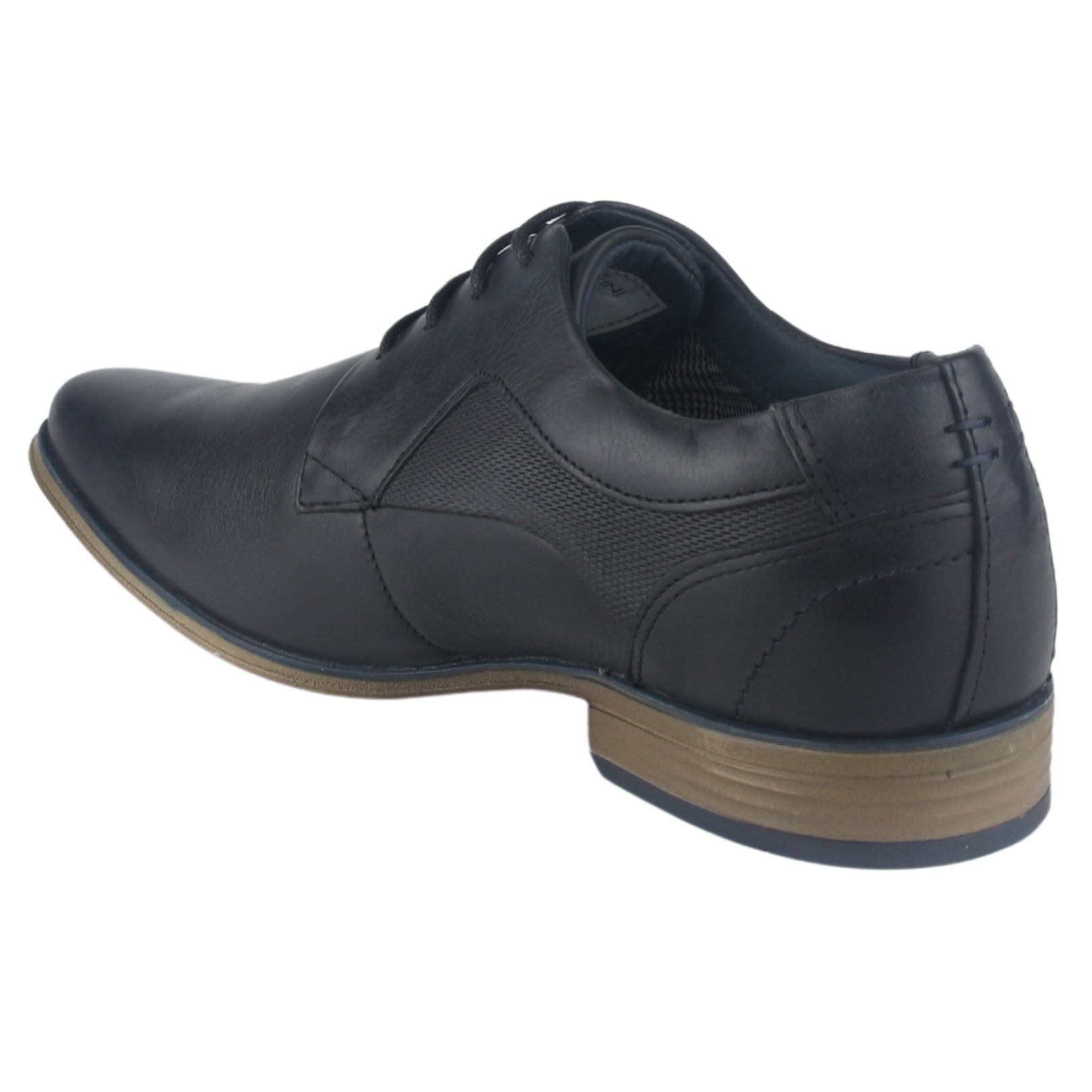 Zapato Ferracini Hombre 6067 Derby Negro Matte Casual