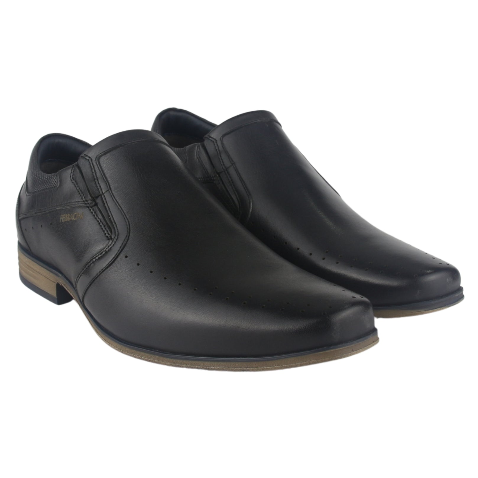 Zapato Ferracini Hombre 6072 Derby Negro Matte Casual