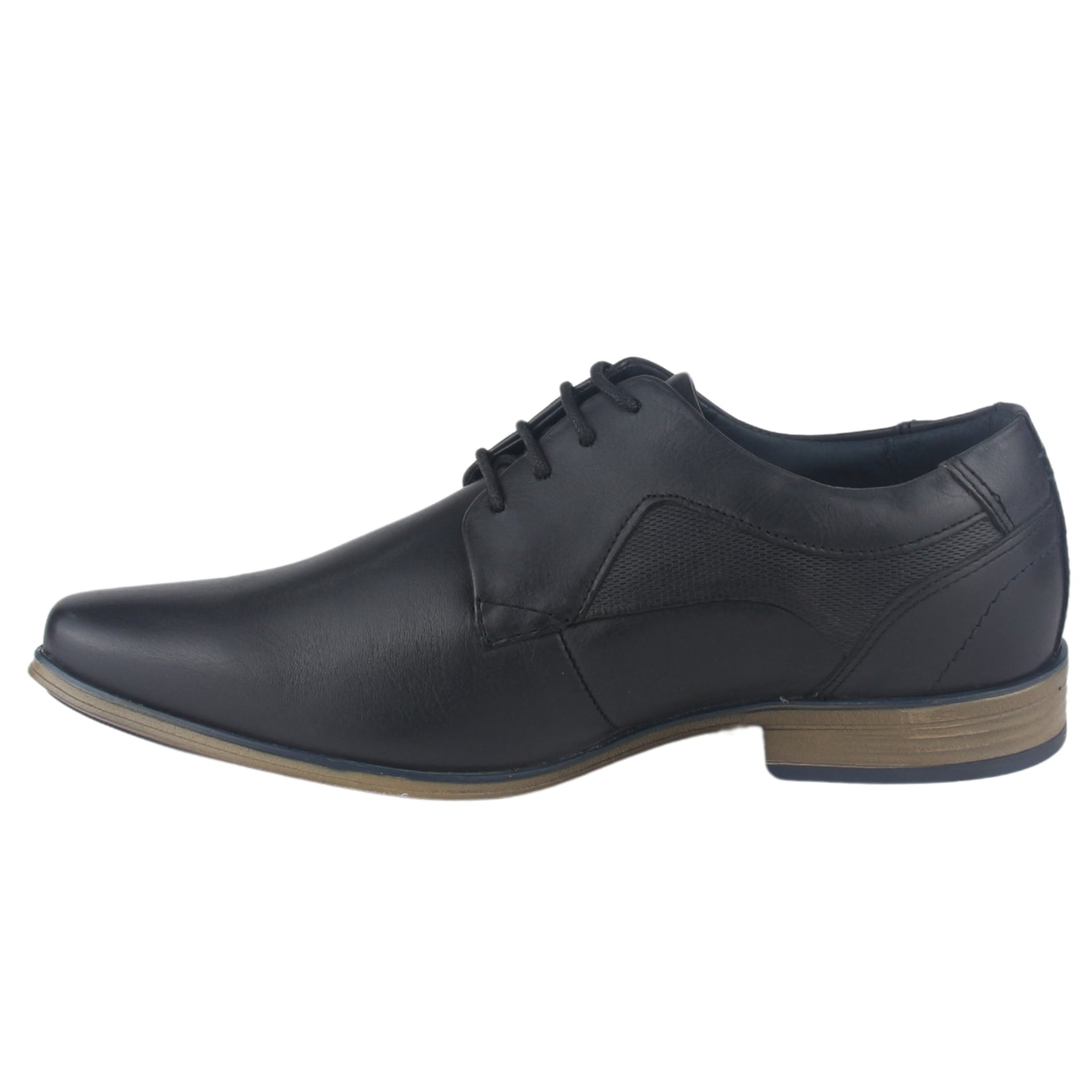 Zapato Ferracini Hombre 6067 Derby Negro Matte Casual